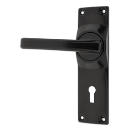 M1A10 - 2 Lever Lockset Black | Eureka DIY Solutions Pty Ltd